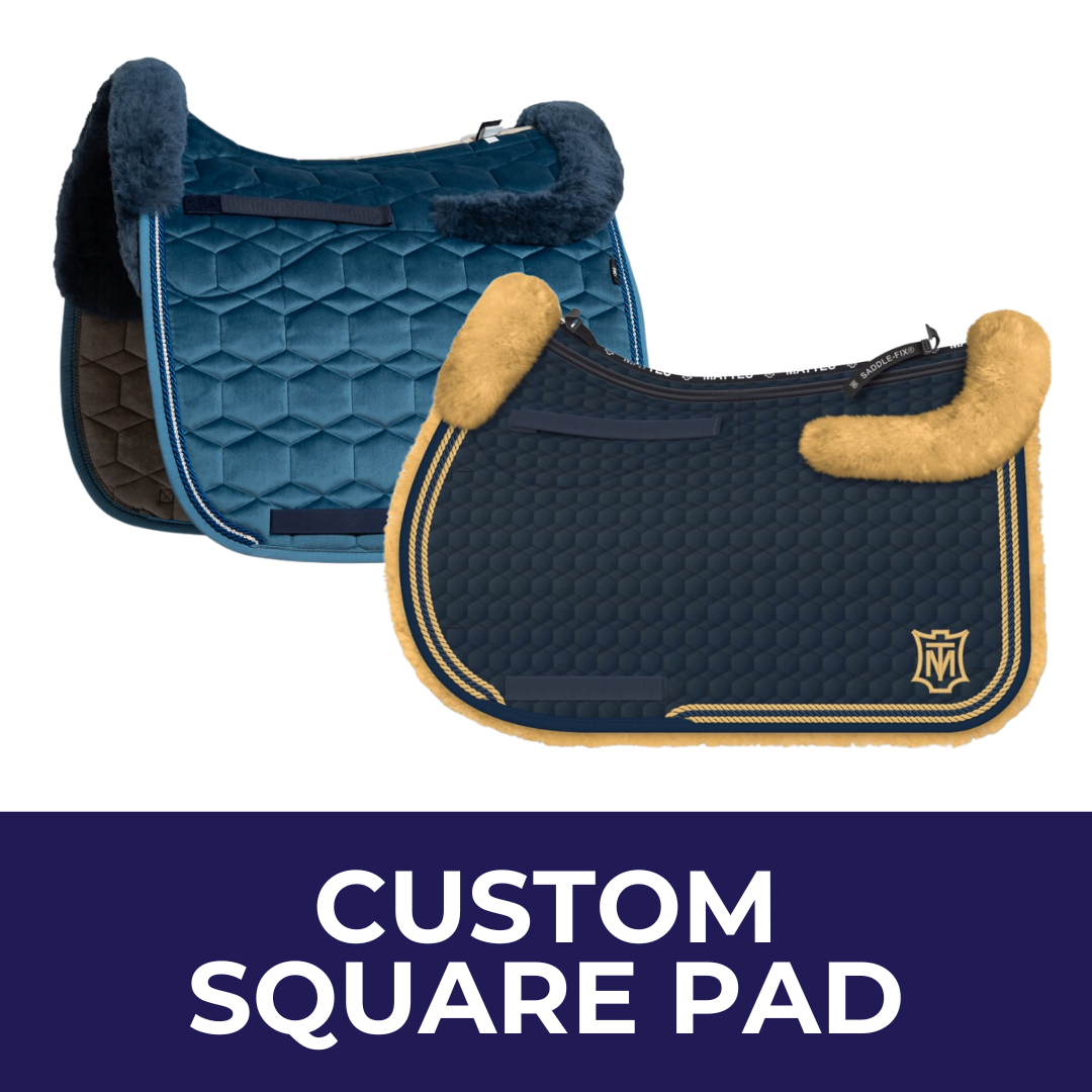 Custom Square Pad – Piaffe - Dressage Lifestyle